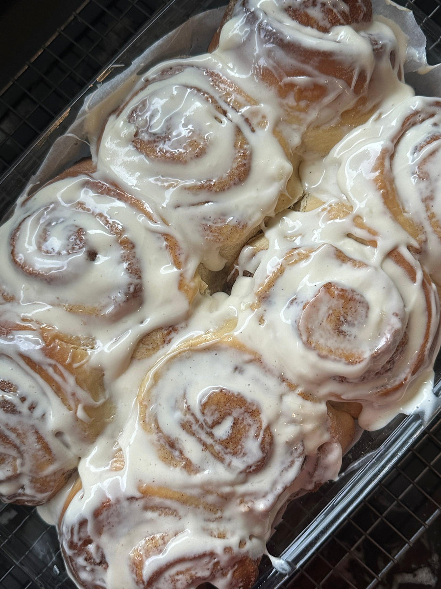 Classic Large Cinnamon Buns – Crum Coffee Bar